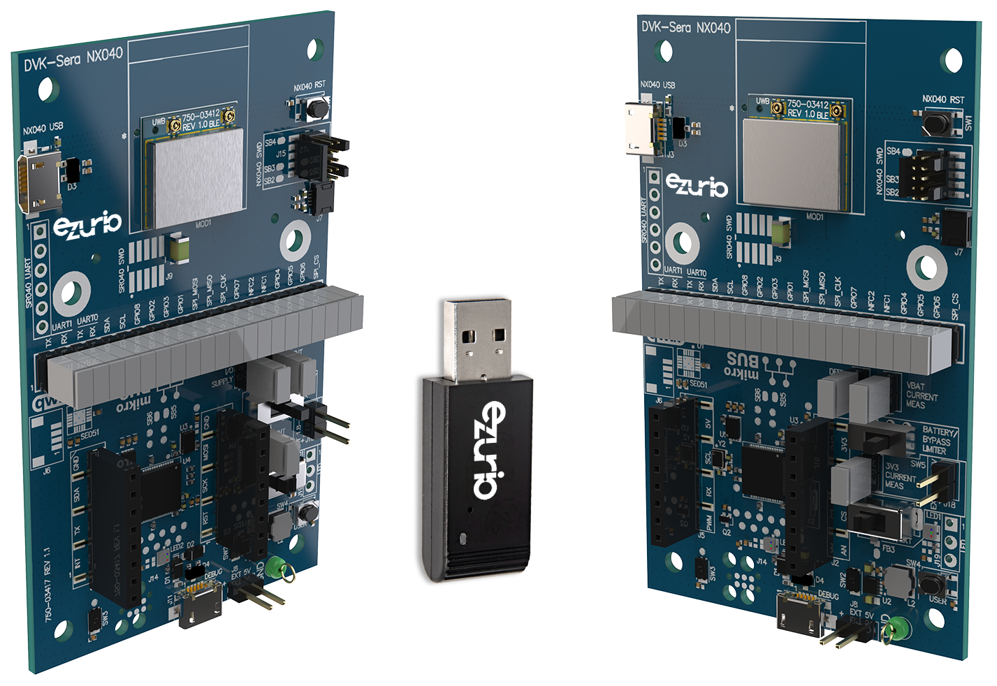 Sera NX040 Series - UWB + Bluetooth LE + NFC Modules | Ezurio